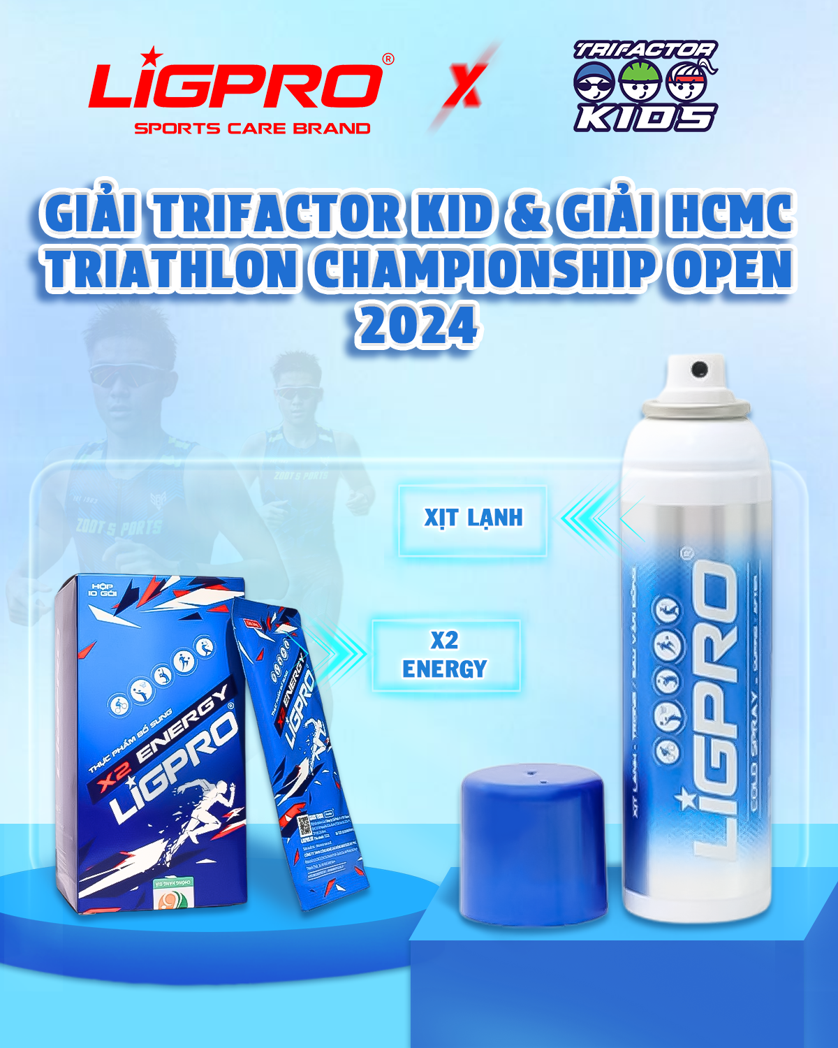 LIGPRO Nhà Tài Trợ Giải Vietnam Trifactor Kids & Triathlon Championship ...